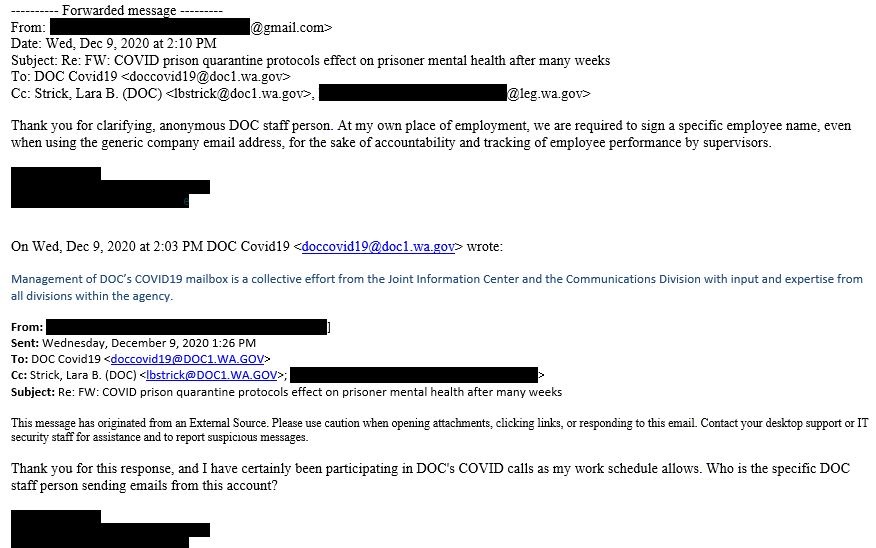 Communicating With WA DOC Staff & Supervisors – Washington Corrections ...